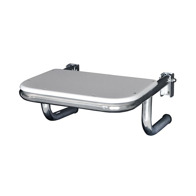 Banco Rebatível Para Box Com Trava 45x20x42cm Em Alumínio E Poliester ...